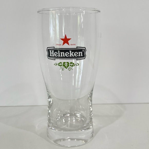 Heineken | Dining | Heineken Beer Pilsner Glass Etched Clear 25l Logo ...